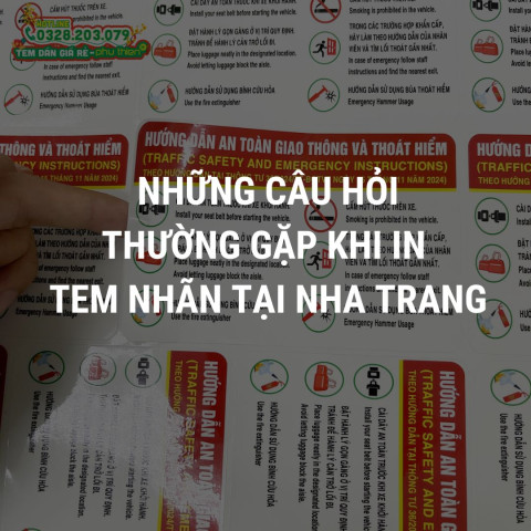 Những Câu Hỏi Thường Gặp Khi In Tem Nhãn Nha Trang - Nhatrangsticker.com